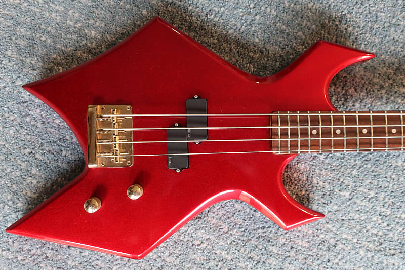 Vintage 1980s BC Rich B.C. Rich Warlock Bass LA Series Candy | Reverb