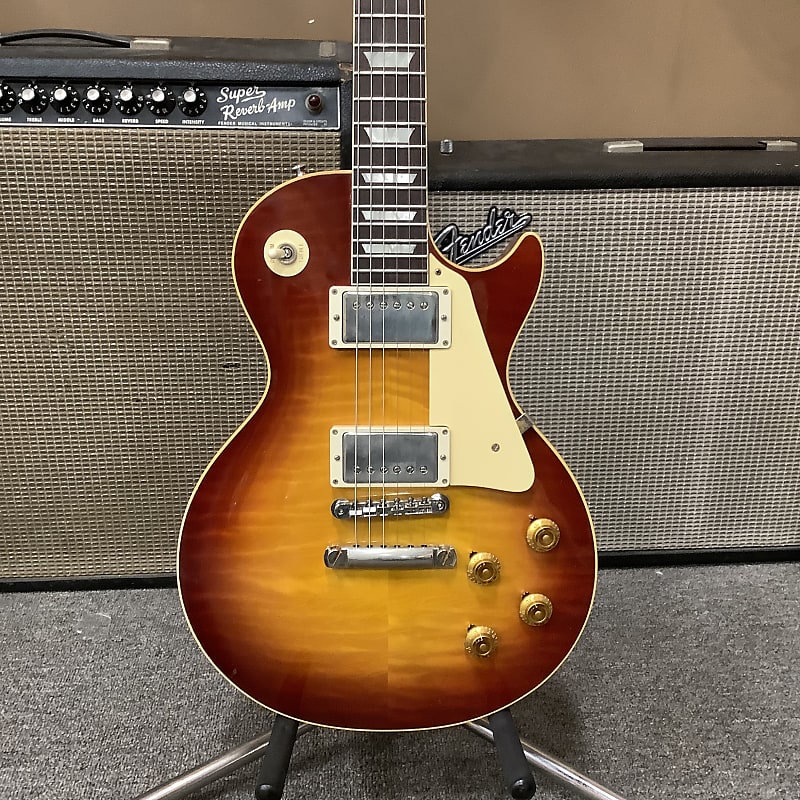 2023 Gibson Murphy Lab Les Paul R9 Washed Cherry Sunburst | Reverb