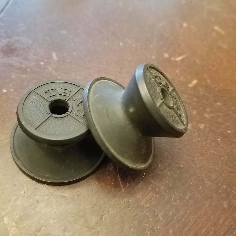 Teac Pair (2) R2R Rubber Reel Retainers Nipple Hold-Downs Hub | Reverb