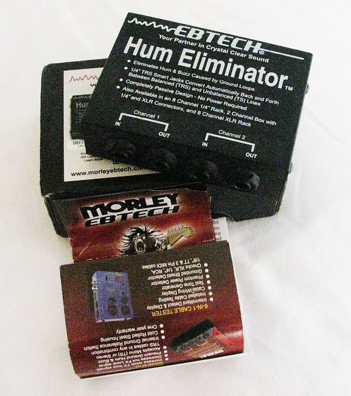 Ebtech Hum Eliminator 2018 - black | Reverb