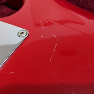 Lotus Strat Copy 1980s - Red - Fine Tuner Bridge & locking | Reverb