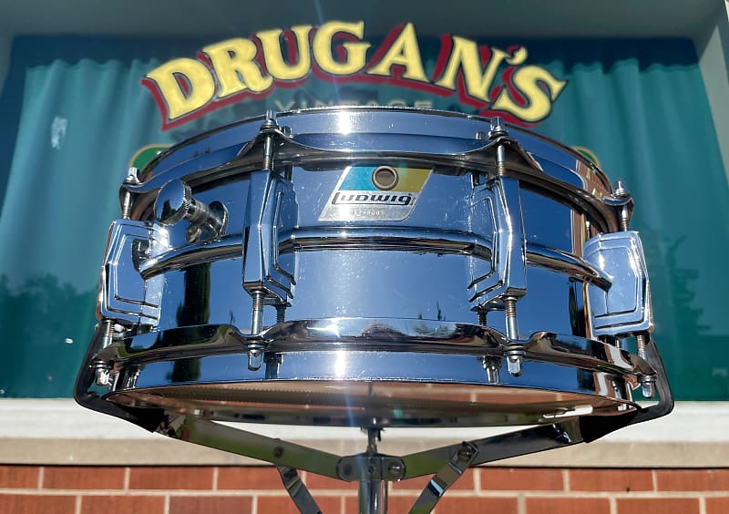 1970s Ludwig 5x14 Supraphonic LM400 Snare Drum | Reverb France