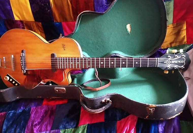 Reduced Price >1959 Hofner Club 40 Natural - Rare Original | Reverb
