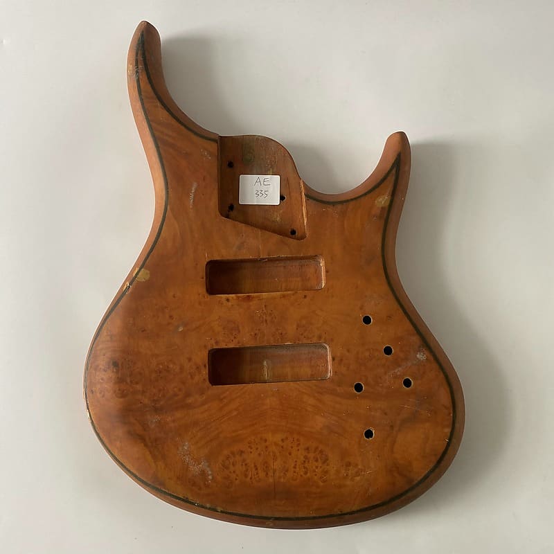 5 String Electric Bass Guitar Solid Mahogany Wood Body DIY | Reverb