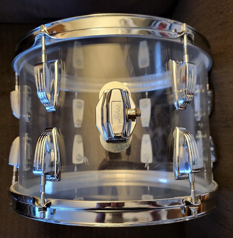 RCI 13 x 9 Inch Vistalite Rack Tom - Clear | Reverb Canada