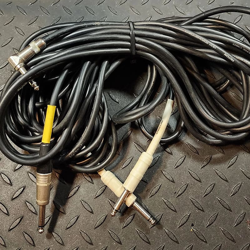 20 and 30 Foot Guitar Cable Lot ProCo StageLine Triton high | Reverb