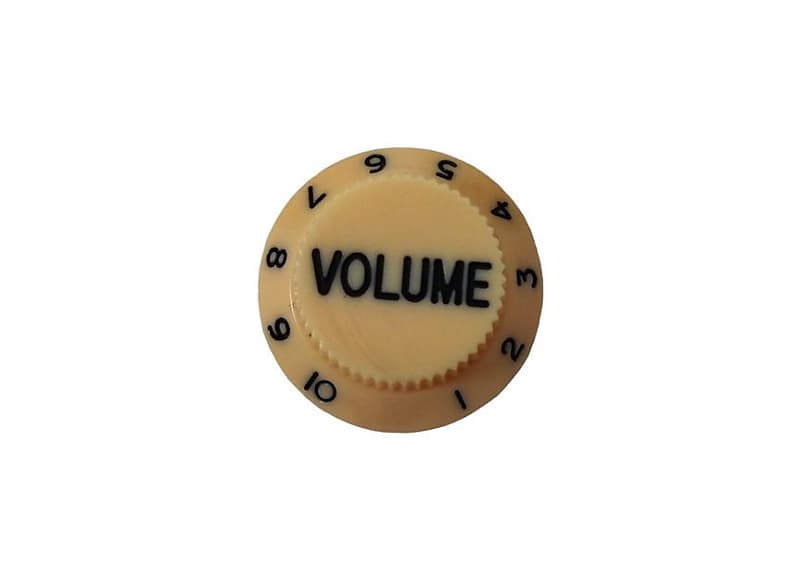 Stratocaster® control knobs - Cream / Volume | Reverb
