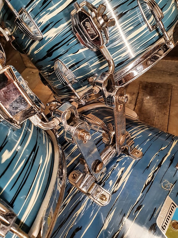 Ludwig Classic Maple USA 1976 blue oyster pearl | Reverb