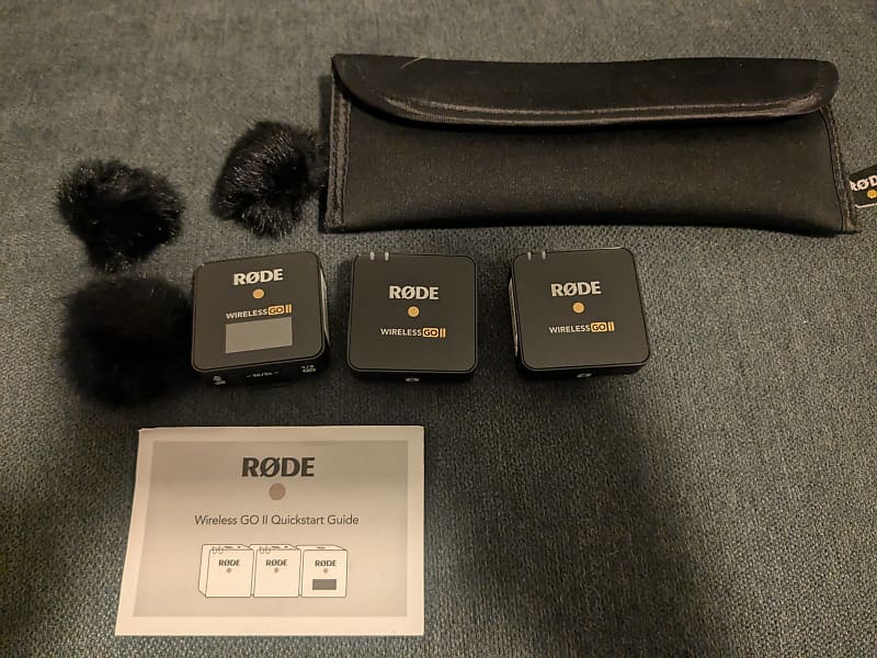 Rhode Wireless GO II Dual Channel Wireless Microphone System | Reverb