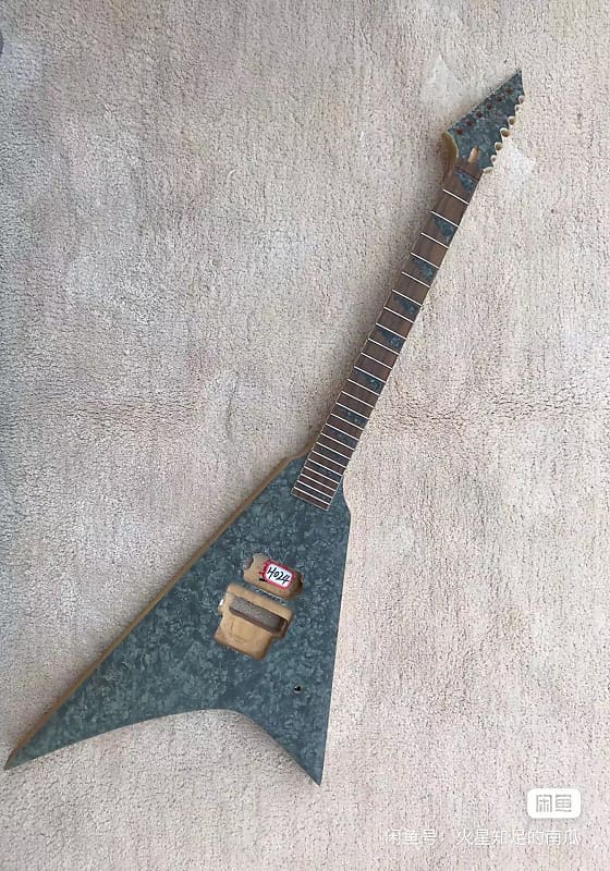 Custom Flying V Style Guitar Body with Neck, Rosewood | Reverb