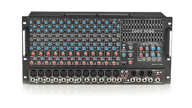 RX1200R Non-Powered 12 Channel Rackmount Stereo Mixer By | Reverb