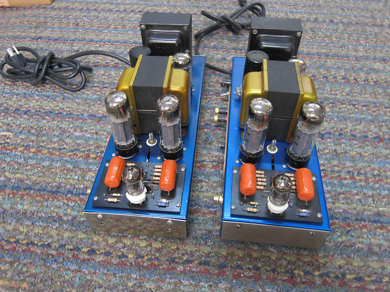 Pr Vintage Dynaco Mk IV Tube Amps, Restored, Improved, | Reverb