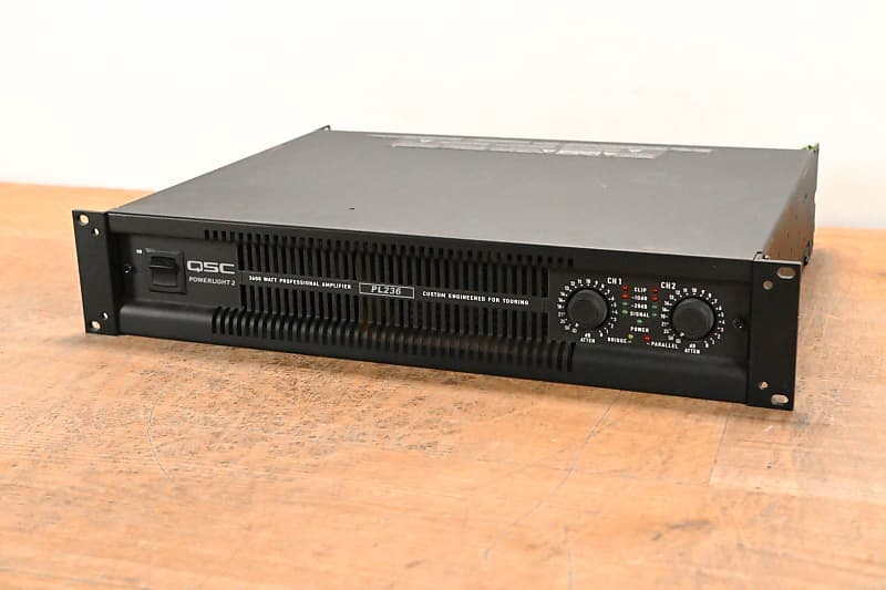 QSC PL236 PowerLight 2 Series 2-Channel Power Amplifier | Reverb