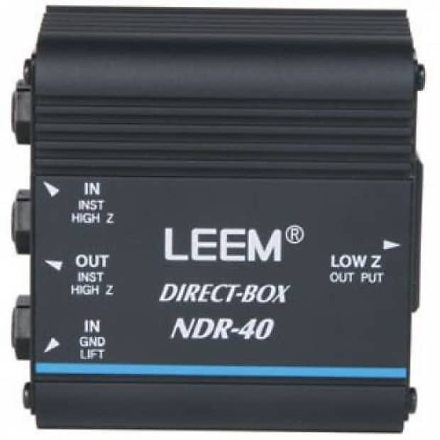 Leem NDR40 Passive Direct Box with Ground Lift & | Reverb Canada