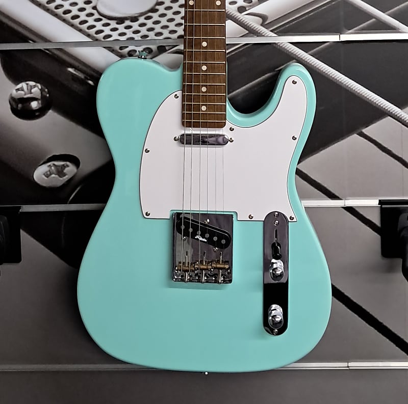 Fullerton TE–01 SG Surf Green E–Gitarre | Reverb