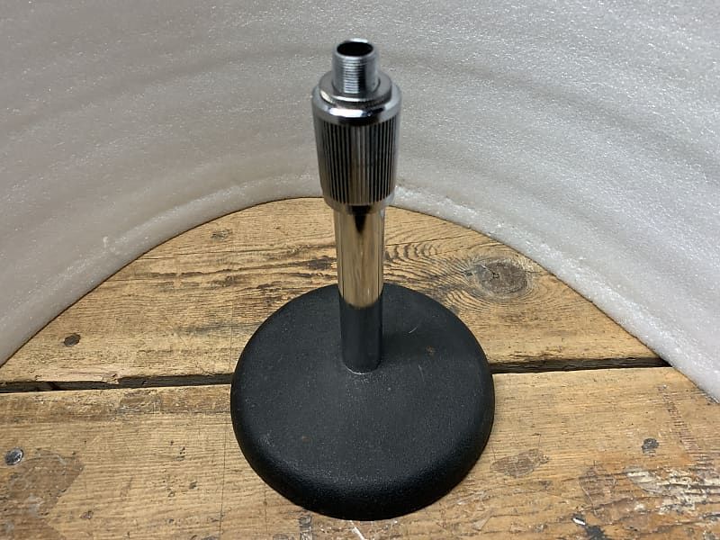 DESK TYPE MIC STAND/HEAVY BASE/CAST IRON/FITS UNIVERSAL | Reverb