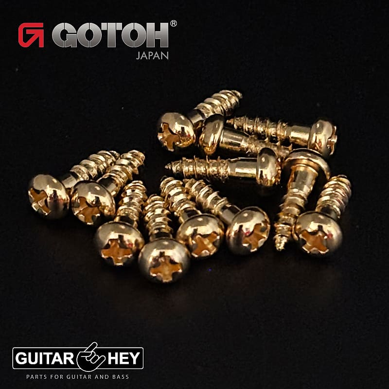 (12) Gotoh Guitar Replacement Screws for | Reverb UK
