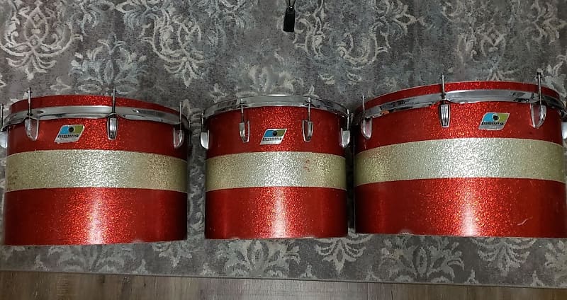Ludwig marching Tri toms 14"/16"/18" probably 1970's | Reverb