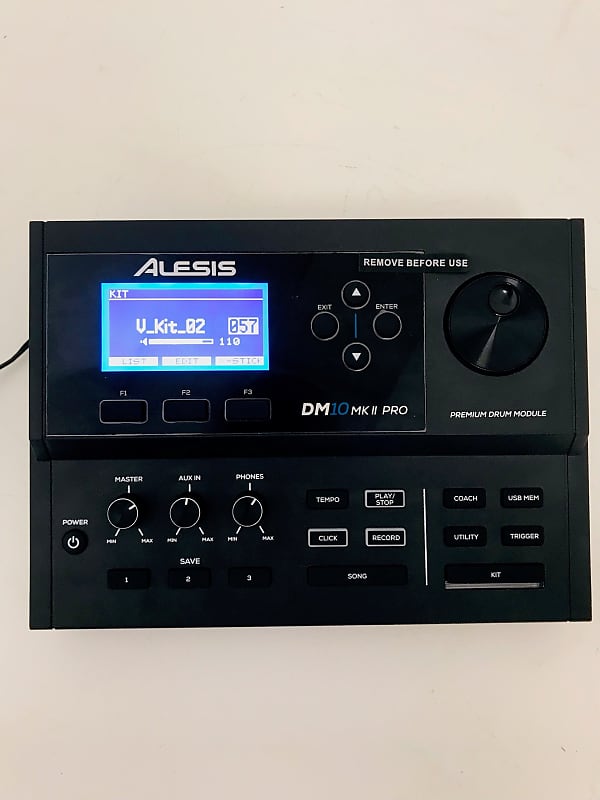 Alesis DM10 MKII Pro Drum Module Brain with Cables and Mount | Reverb