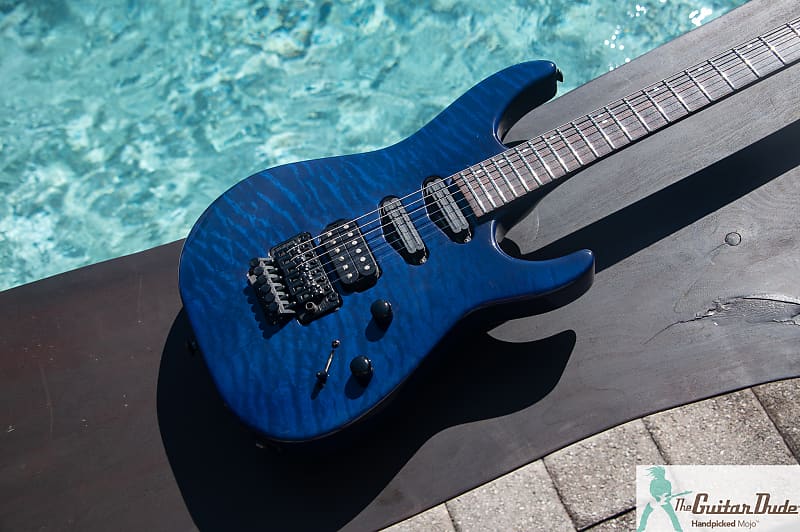 1996 Washburn MG130 Steve Salas Signature Model - Transparent | Reverb