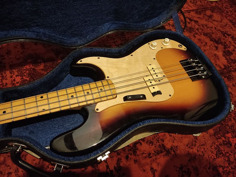 Maya Electric Bass 1970s - Sunburst - two tone | Reverb
