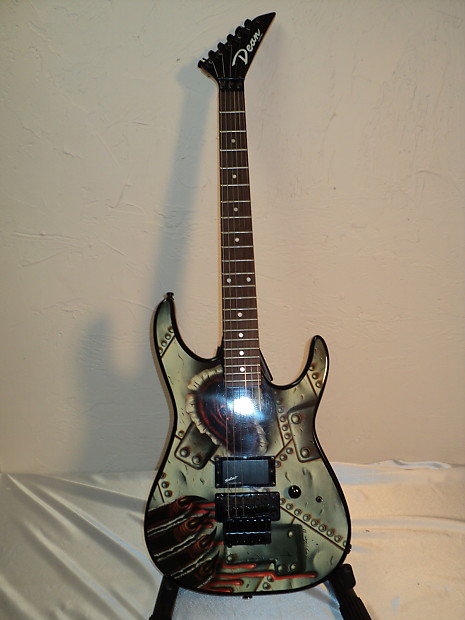 Dean Custom Electric Guitar w/ Bag - Greg Petan Graphics 1988 | Reverb