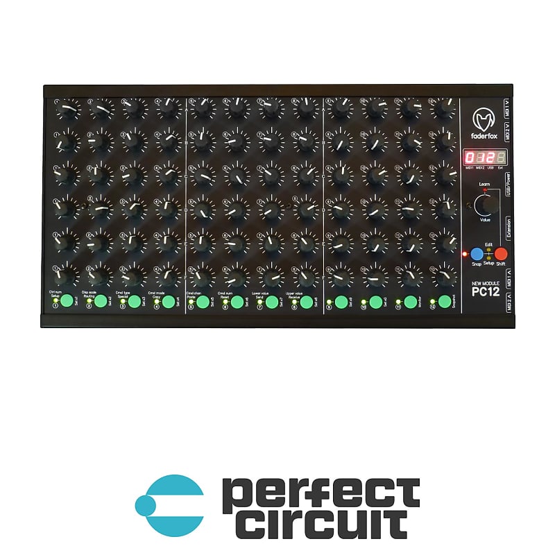 Faderfox PC12 USB MIDI Pot Controller | Reverb