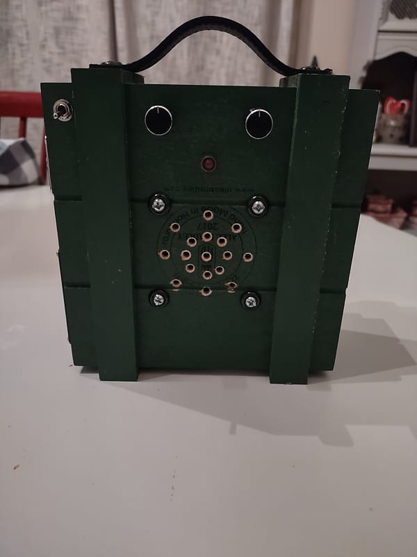 Cigar Box Amp, 9V - Alec Bradley "Barber Pole" Cigar Box | Reverb