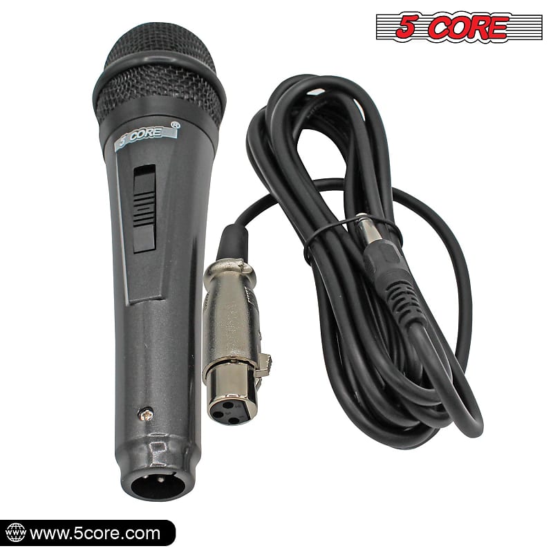 5 Core Microphone XLR Dynamic Mic Karaoke Singing Handheld | Reverb