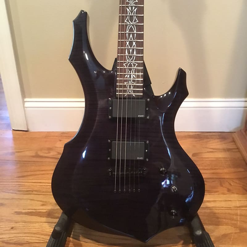 ESP LTD F-400FM Tribal Inlay Super Rare F Series 2010's | Reverb