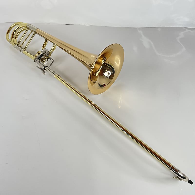 Used Getzen 1062FDR Eterna Bb/F/D Bass Trombone (SN: 1750) | Reverb