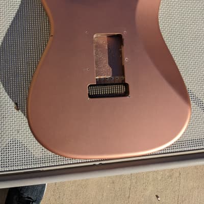 Warmoth Strat body - Satin Copper Metallic | Reverb