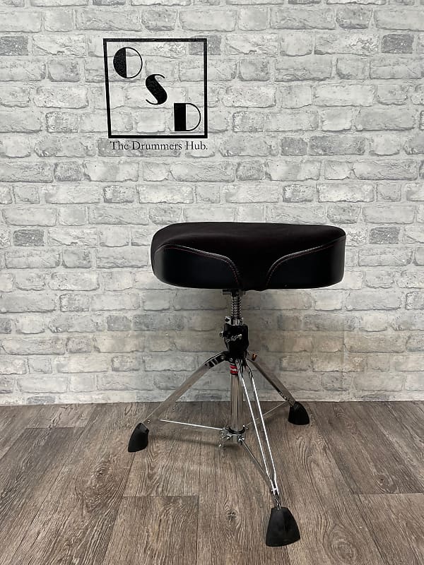 Gibraltar 9000 Series Saddle Top Drum Stool Throne #CR21 | Reverb