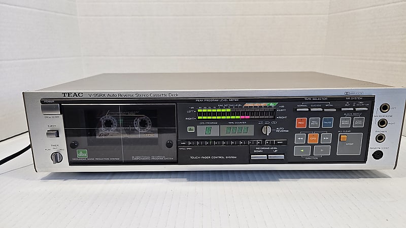 Vintage 1981-82 TEAC V-95RX DBX Auto Reverse Stereo Cassette | Reverb