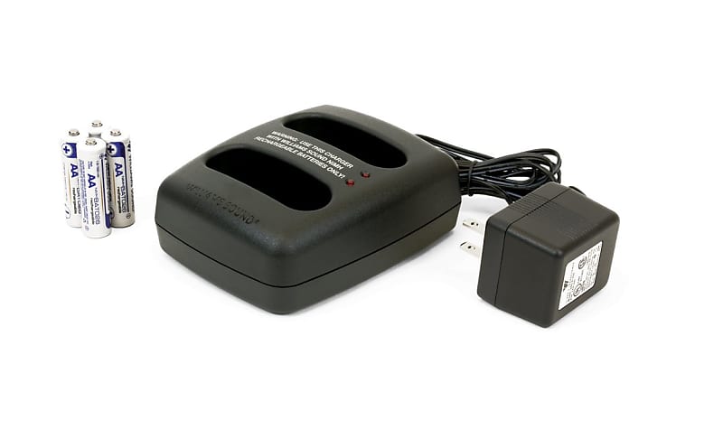 Williams AV BAT-KT6 3V Dual Drop-In Charger Kit with 4 AA | Reverb