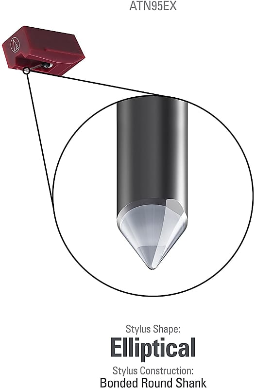 Audio-Technica ATN95EX Replacement Turntable Stylus for | Reverb