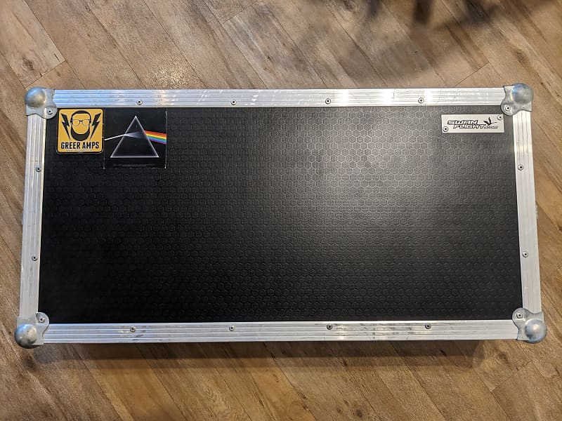 Swan Flight 2 Tier Pedalboard Flight Case 00's - Grey | Reverb UK