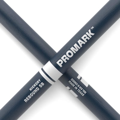 5 PACK ProMark Rebound 5B Painted Blue Hickory Drumsticks, | Reverb
