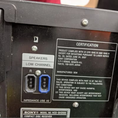 Sony LBT-SH2000 DJ Shake Sound System - 2000W of Power! | Reverb