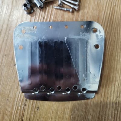 Squier / Fender Mustang Bass Bridge | Reverb