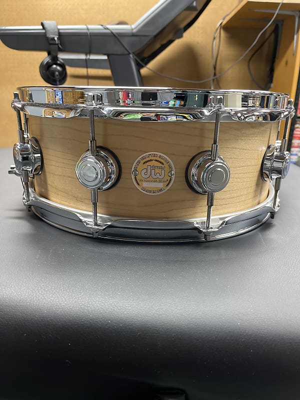 DW Solid shell snare drum Natural | Reverb