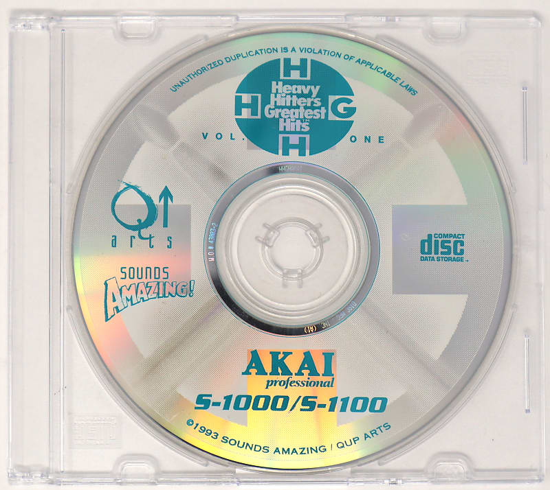 Q Up Arts Heavy Hitters Greatest Hits Akai Format Sample | Reverb