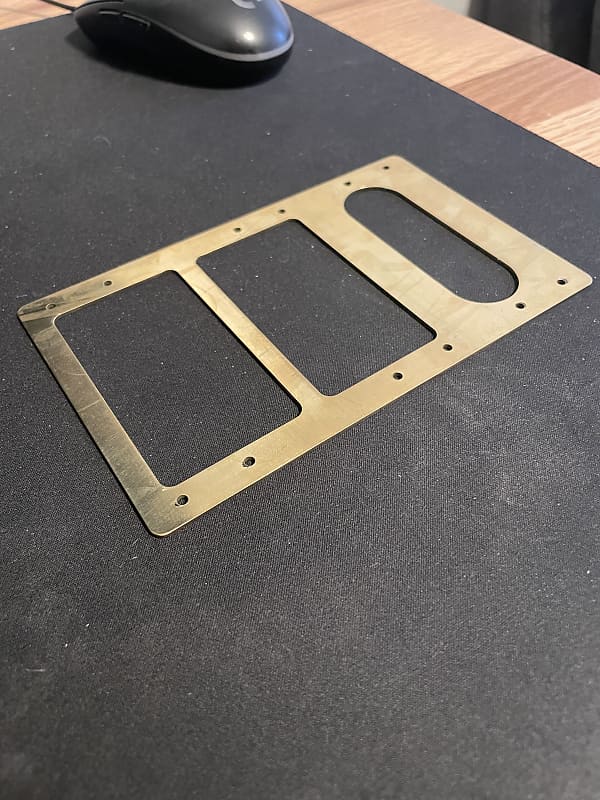 Jerry Garcia Tiger Wolf Brass Pickup Surround SHH | Reverb