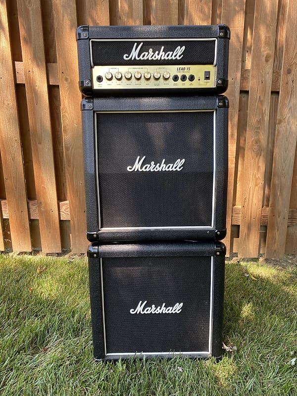 Marshall G15MS 15W Micro Stack w./ Cables | Reverb
