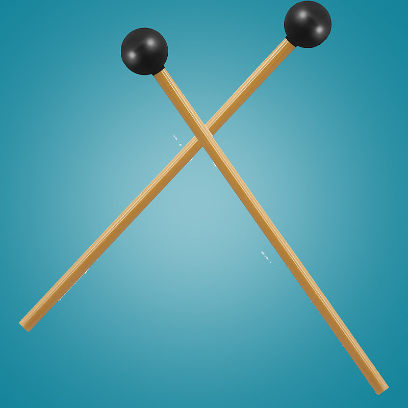 2 Pcs Glockenspiel Mallets, Xylophone Mallets Rubber Bell | Reverb