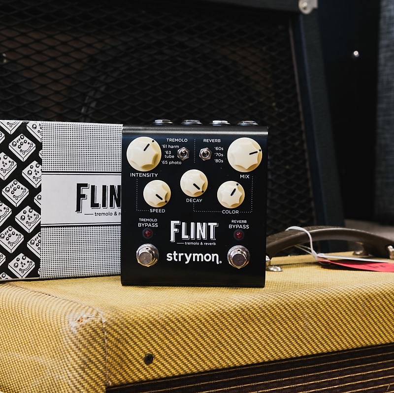 Strymon Flint Reverb and Tremolo V1 w/ Box + Power Supply | Reverb