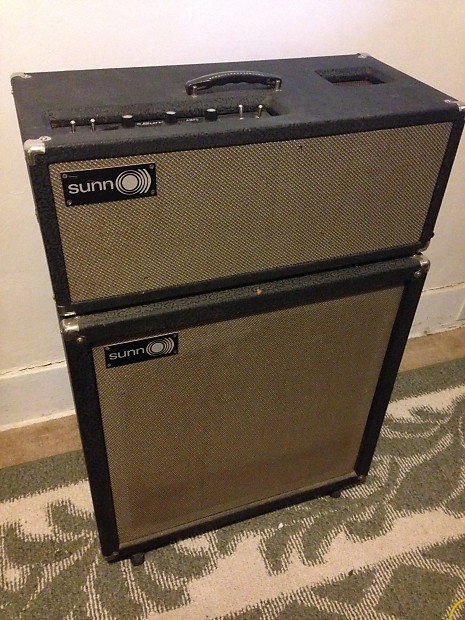 Extremely Rare 1966 SUNN 100s Bass Amp & Cabinet TUBE | Reverb