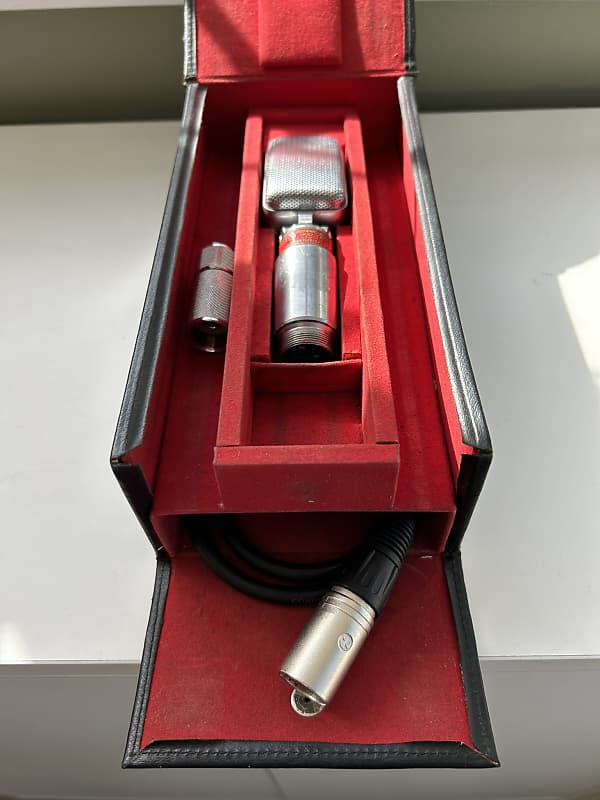 Vintage 1960s Reslo VRT/M Broadcast Ribbon Mic - Boxed | Reverb UK