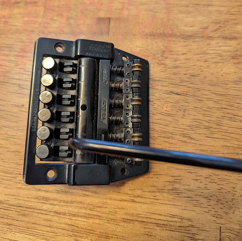 Kahler USA Flyer Tremolo Bridge 1980’s Black | Reverb