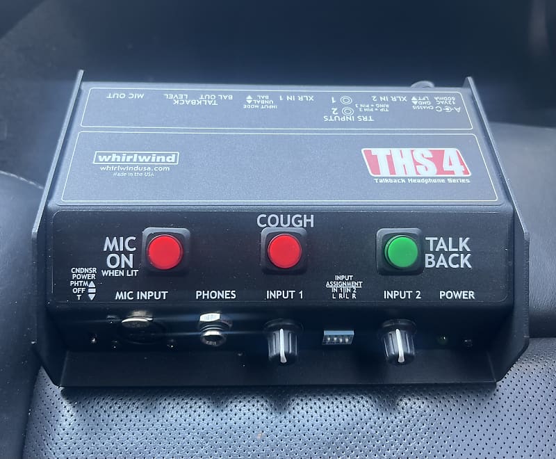 Whirlwind THS 4 Talkback Headphone Box and Sports Announcer | Reverb